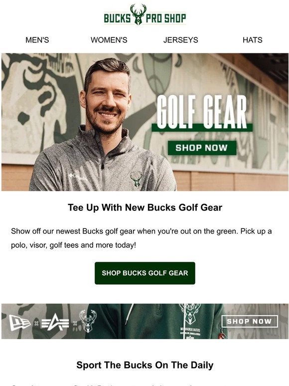 Bucks Pro Shop: Swing Into New Golf Gear | Milled