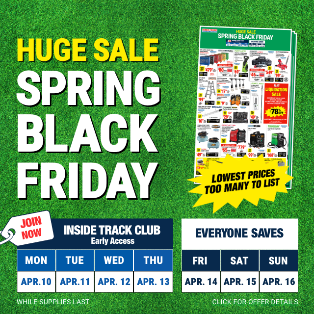 Harbor Freight: HUGE SALE - Spring Black Friday - Join Now for Early ...