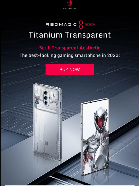 RedMagic WW: 😍Breathtaking Titanium Transparent Design | Milled
