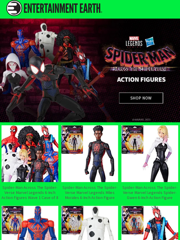 EntertainmentEarth.com: New Spider-Verse Marvel Legends, Mario, and ...