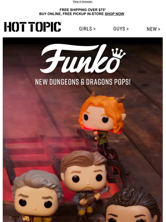 Hot Topic: These Dungeons & Dragons Pops! = a Divine Spell for your ...