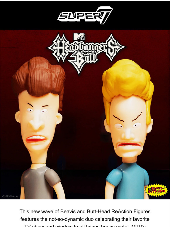 Super7: 🤘 This is COOL! New Beavis and Butt-Head ReAction Figures! 🤘 ...