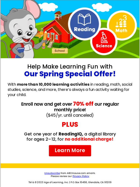 ABCmouse: 🌼 Our Spring Special Offer Helps Make Learning Fun! | Milled