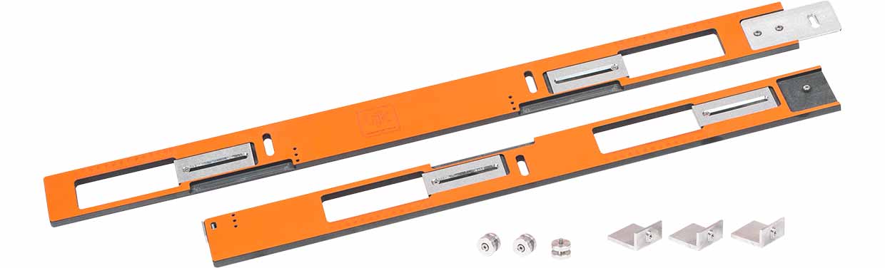 Axminster Tools: NEW UJK Full Length Adjustable Hinge Jig | Milled
