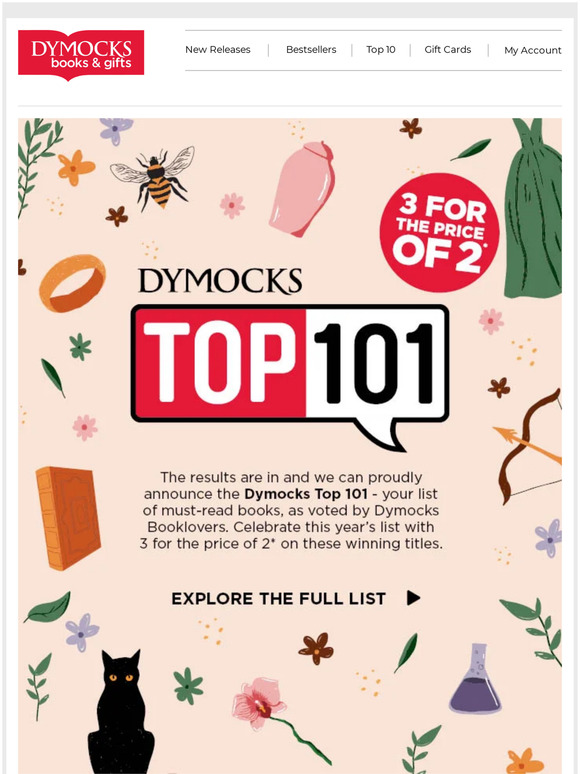 Dymocks: We are THRILLED to announce our Top 101 for 2023...🥁🥁 | Milled