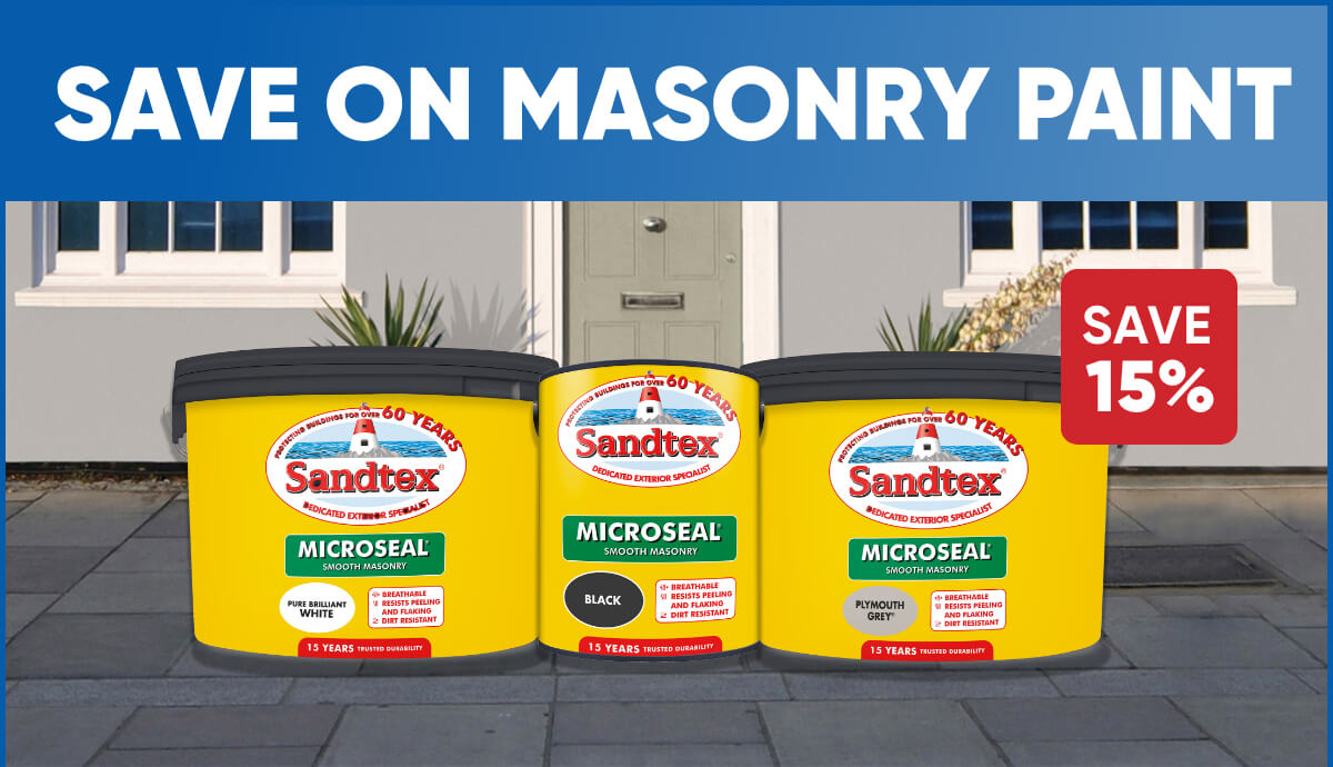 Toolstation: Save 15% on all Sandtex Masonry paint | Milled