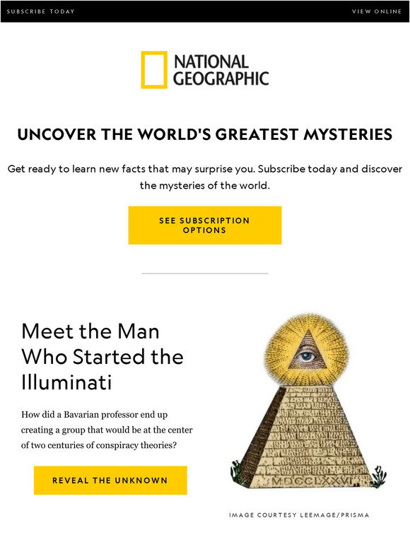 National Geographic: Meet the man behind the Illuminati, discover 4 ...