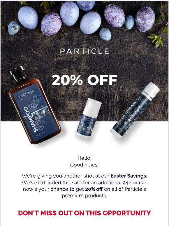Particle: Extra Time: Easter Sale Extended 24H! | Milled