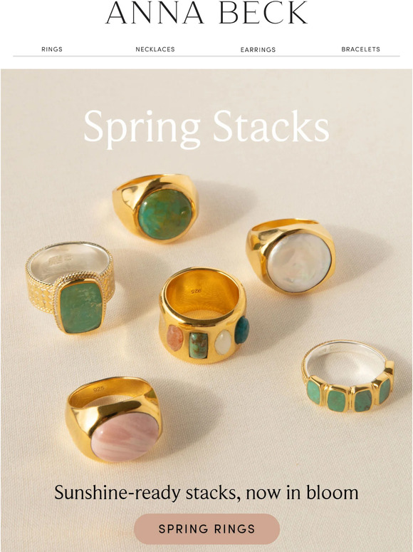 Anna Beck Designs: Your Guide to Spring Stacking | Milled