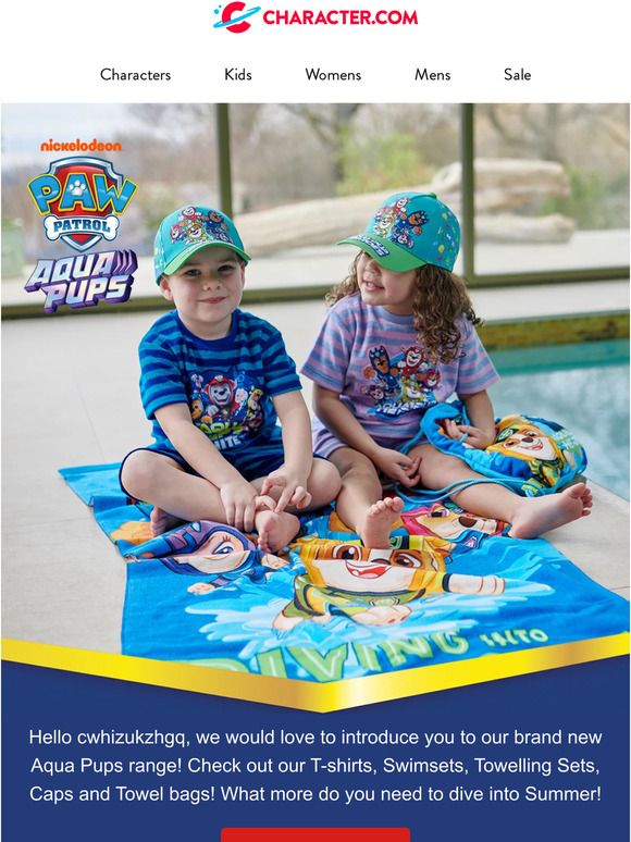 Character: Brand New Paw Patrol Aqua Pups Range! | Milled