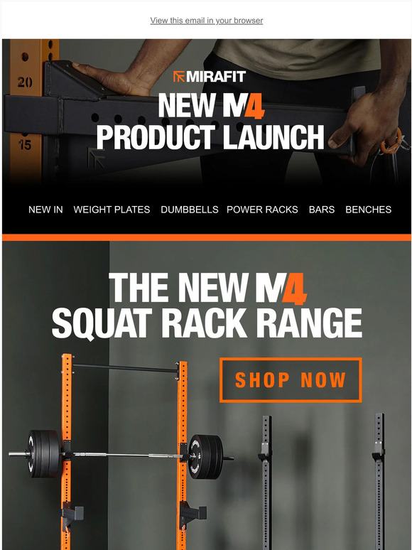 mirafit: Launching the New M4 Squat Rack Range 🚀 | Milled