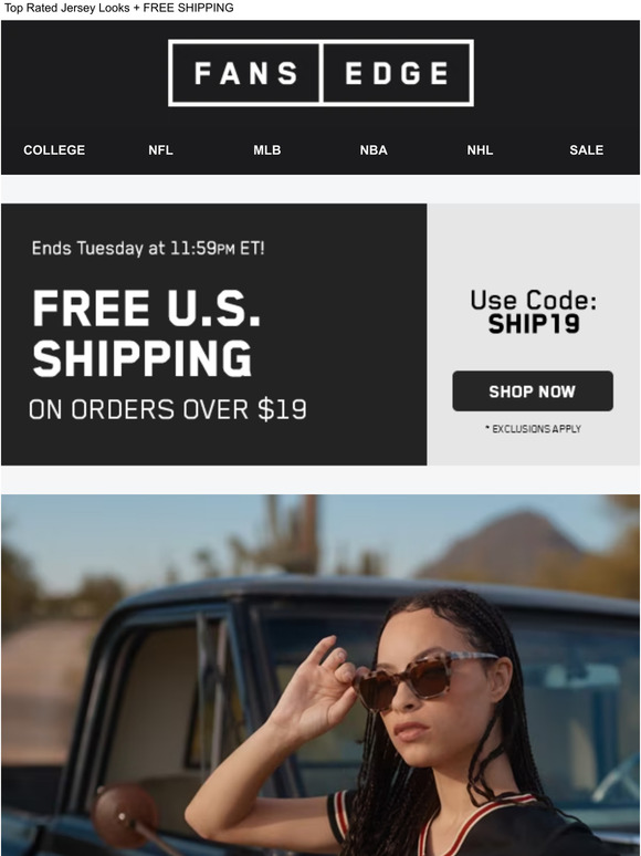 FansEdge: Jersey Headquarters | Latest Styles For Spring | Milled