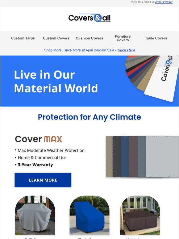 Coversandall: BACKSTAGE TOUR: Get the Story Behind Your Cover Fabric ...
