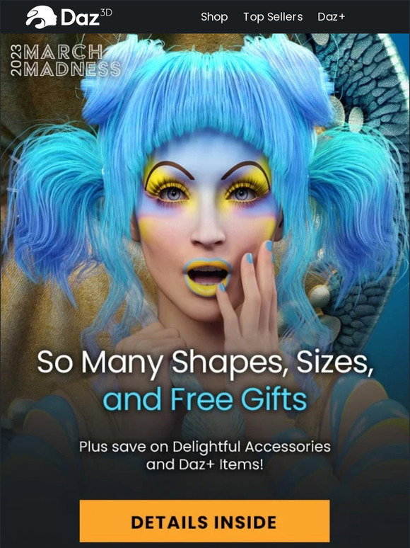 DAZ 3D: So Many Shapes, Sizes, and Free Gifts | Milled
