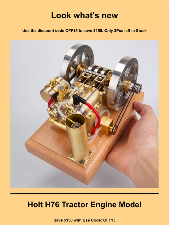 Enginediy: Restocked! Holt H76 Tractor Engine | Milled