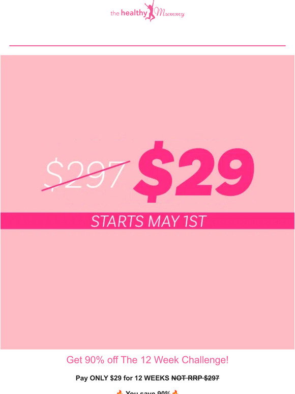 The Healthy Mummy: 90% off the 12 Week Challenge! | Milled