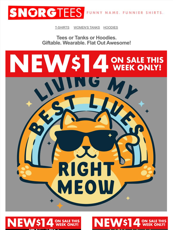 Snorg Tees: Living Our Best Lives With NEW SHIRTS! 😎 | Milled