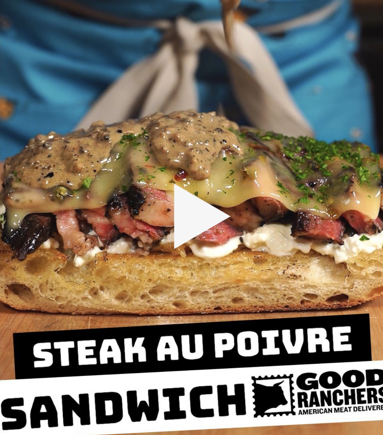 Good Ranchers: This "Steak Au Poivre" Sandwich Recipe is 🔥 Jaw Dropping ...