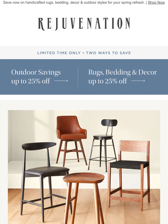 Rejuvenation: Explore our newest seating styles for every room | Milled