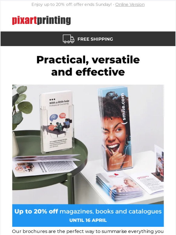 Pixartprinting: Brochures: the perfect way to tell the world about your ...