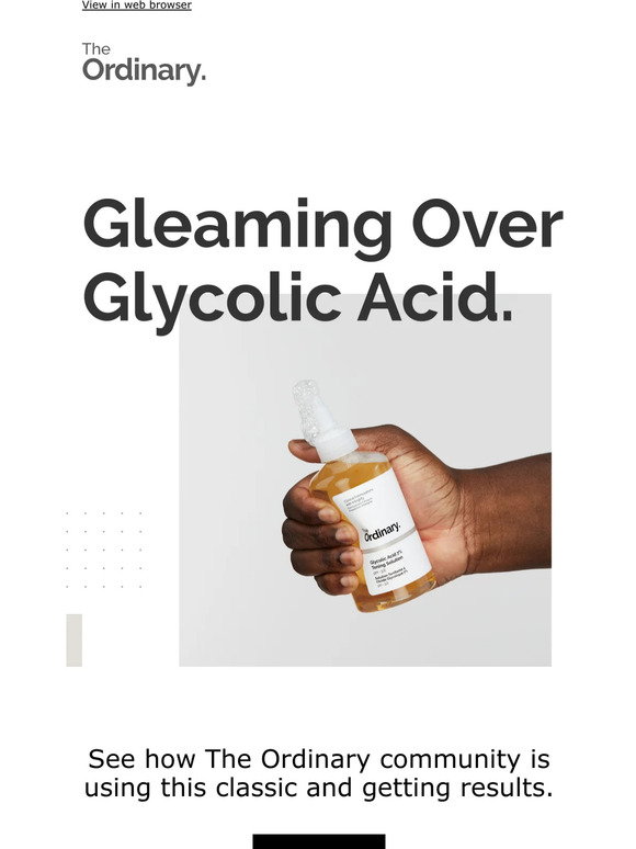 The Ordinary: Backed by Science, and Back In Stock. | Milled