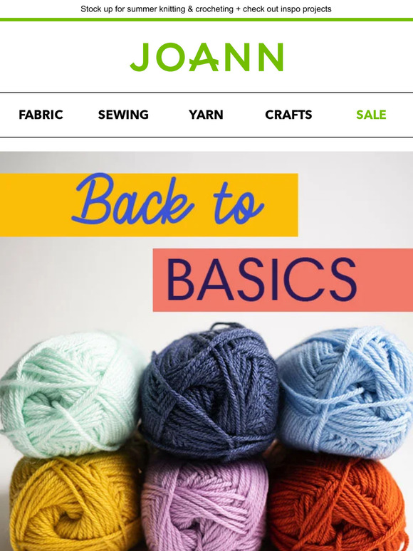 JoAnn: Lion Brand Back to Basics yarn now just $6.49 ea (don't miss ...