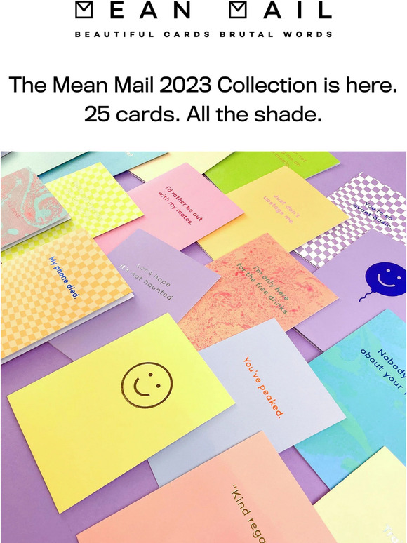 Mean Mail: Mean Mail 2023 Collection - first look | Milled