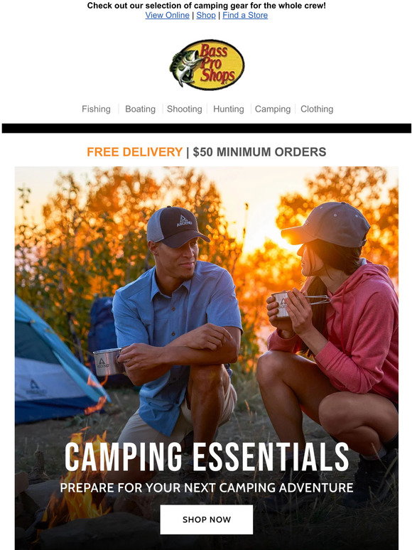 Bass Pro Shops: Spring Into Adventure With New Camping Gear! | Milled