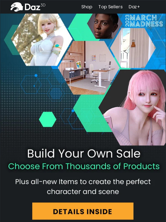 DAZ 3D: Build Your Own Sale - Choose From Thousands of Products | Milled
