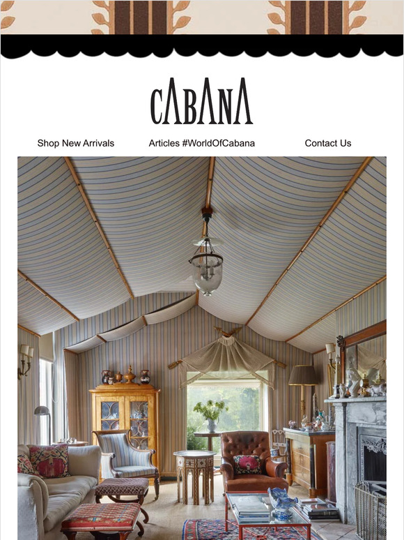 Cabana Magazine: The Magic of Tented Rooms | Milled