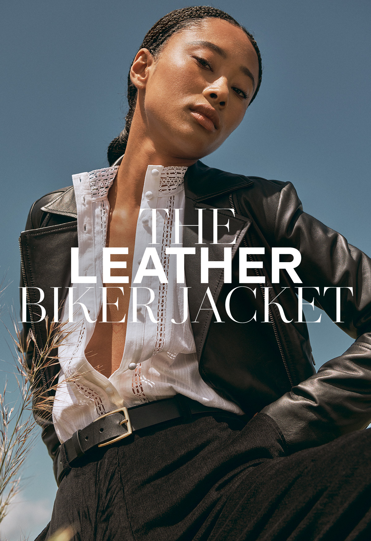Witchery: THE LEATHER BIKER JACKET | Milled