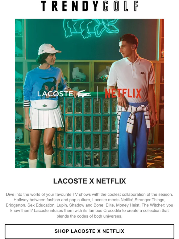Trendy Golf: LACOSTE x NETFLIX | Lacoste Meets Netflix! | Milled