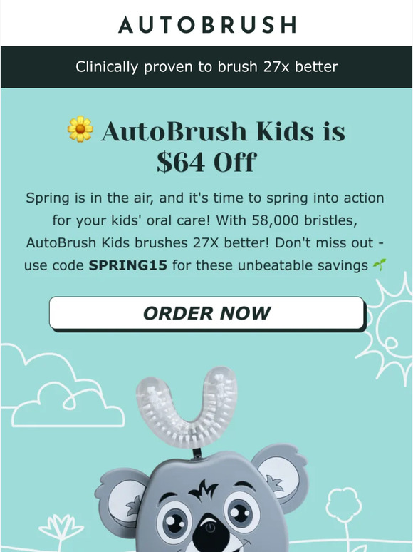 AutoBrush: 🌻 More sunny savings await! | Milled