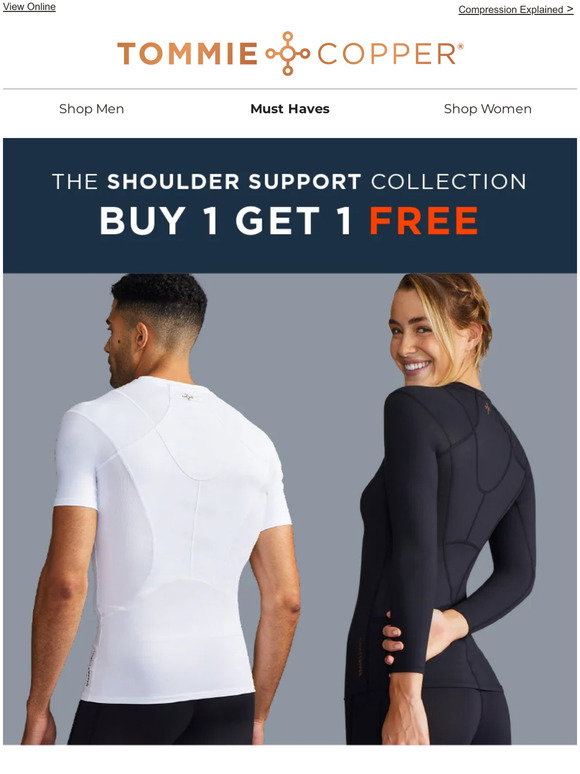 Tommie Copper: Confident posture looks good on you! | Milled