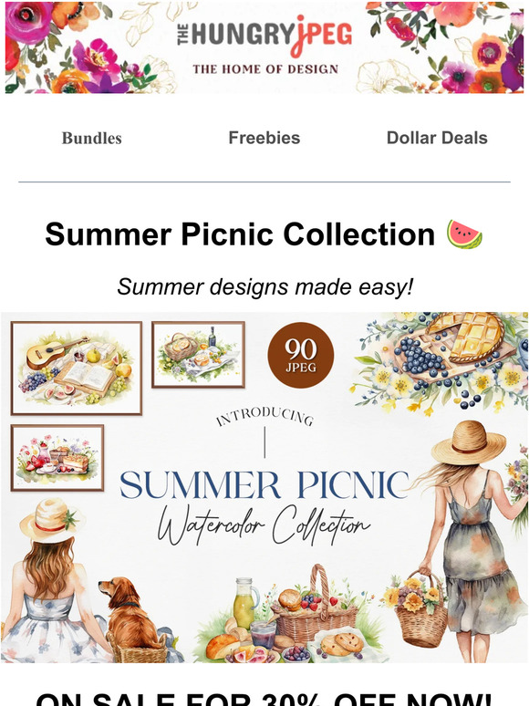 The Hungry JPEG: Wednesday_Freebie_20230412 | Milled