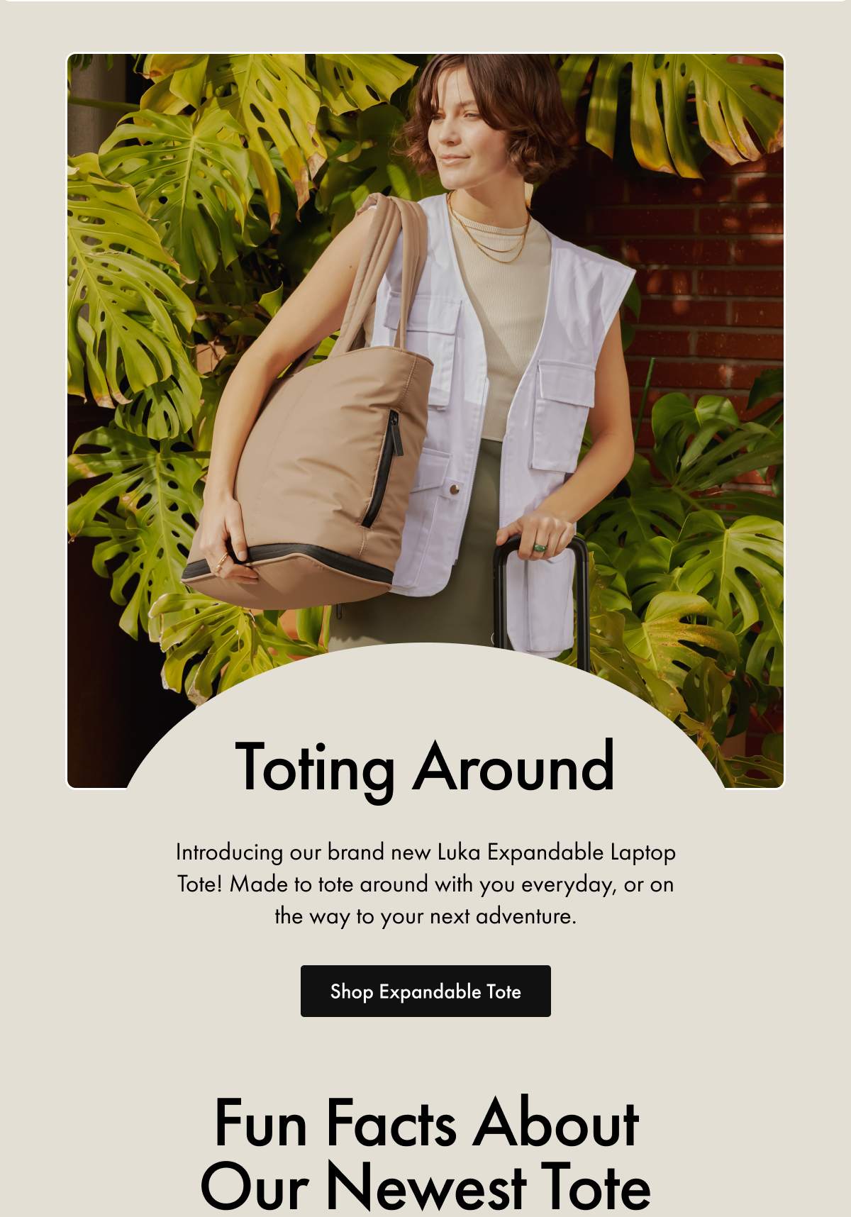 CALPAK: NEW: Luka Expandable Laptop Tote | Milled