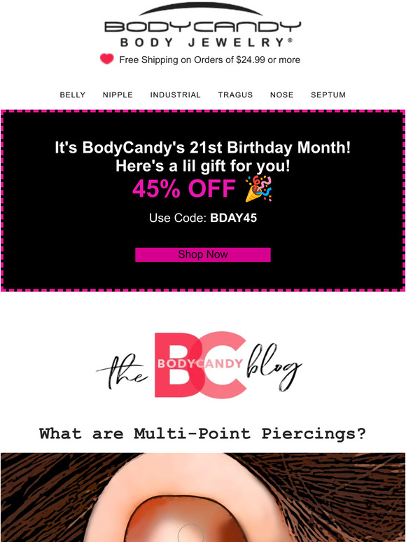 Body Candy: What are Multi-Point Piercings? | Milled