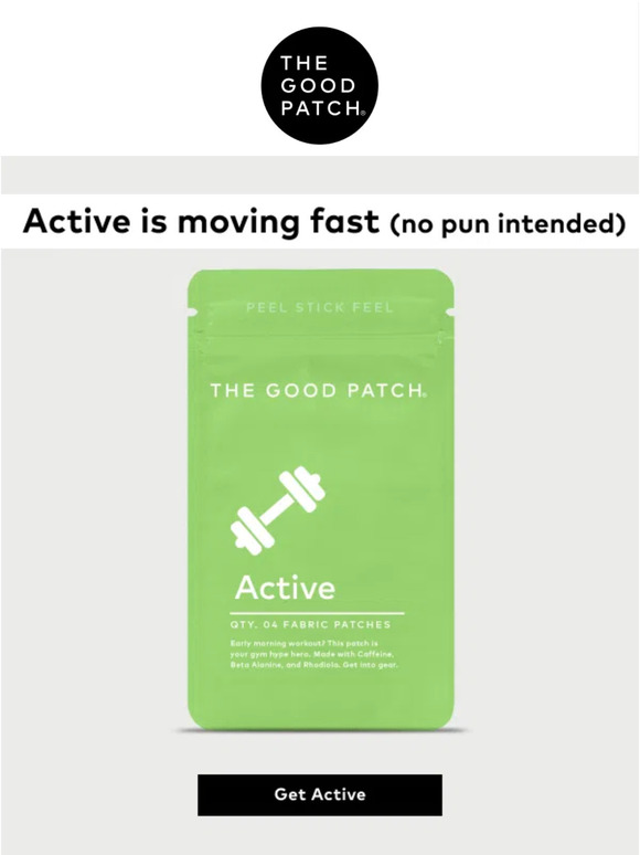 The Good Patch: Our new patch is going quick 🏃💨 | Milled