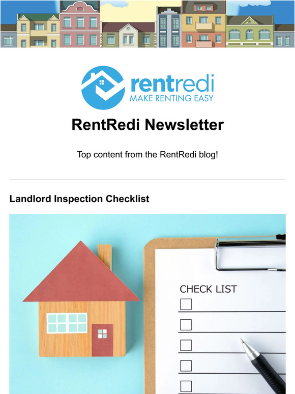 RentRedi: 🔥 FREE Landlord Inspection Checklist | Milled