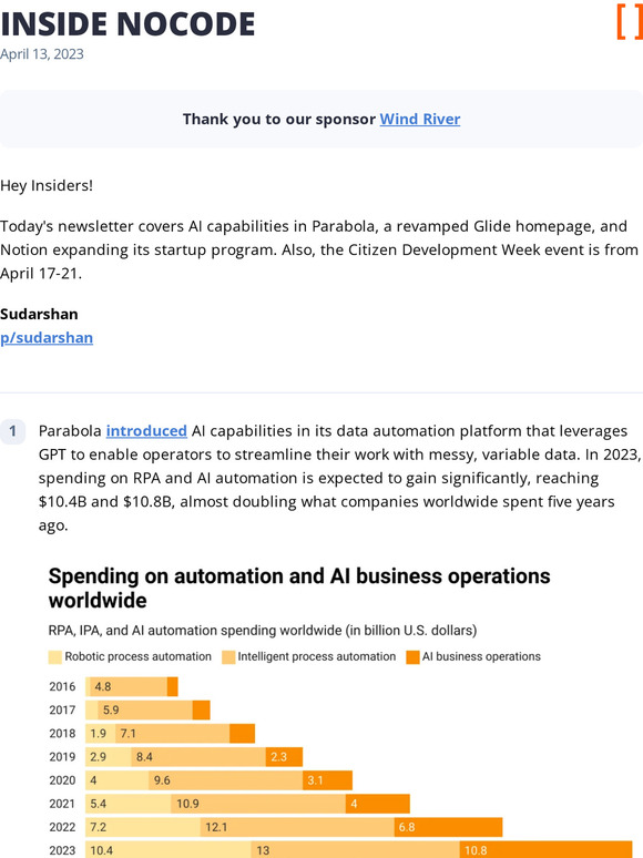 Inside Amazon: Parabola introduces AI capabilities / Glide launches ...