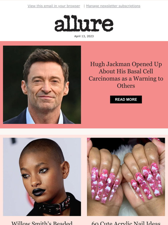 Allure: Hugh Jackman Posted About His Basal Cell Carcinomas as a Stark ...