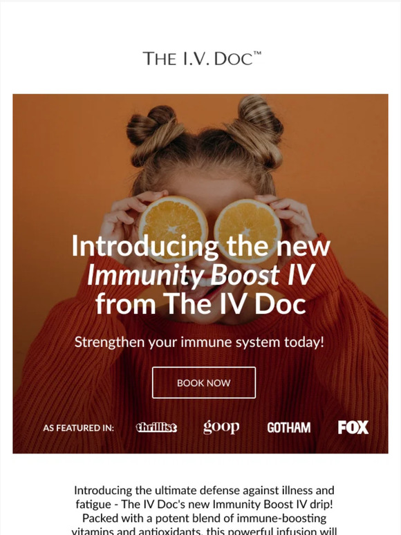 The IV Doc Inc: Introducing the new Immunity Boost IV ☀️ | Milled