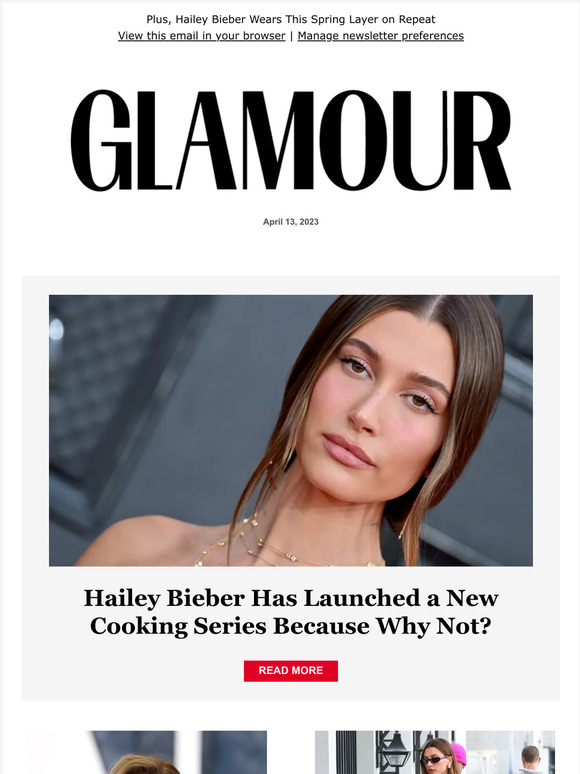 Glamour: Hailey Bieber Has Launched a New Cooking Series Because Why ...