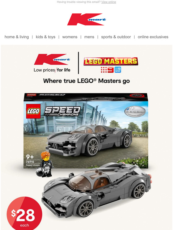 Kmart: New LEGO® sets have arrived! 🧱 | Milled
