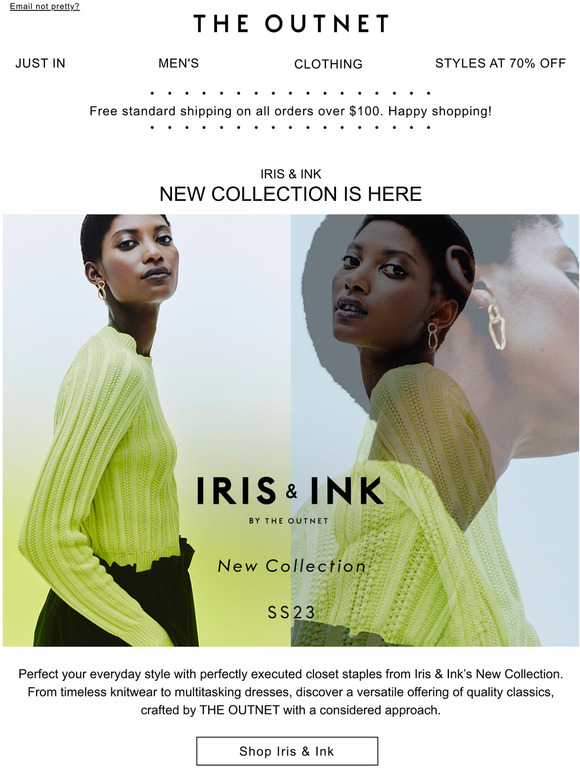 The Outnet: Welcome SS23 with Iris & Ink’s New Collection | Milled