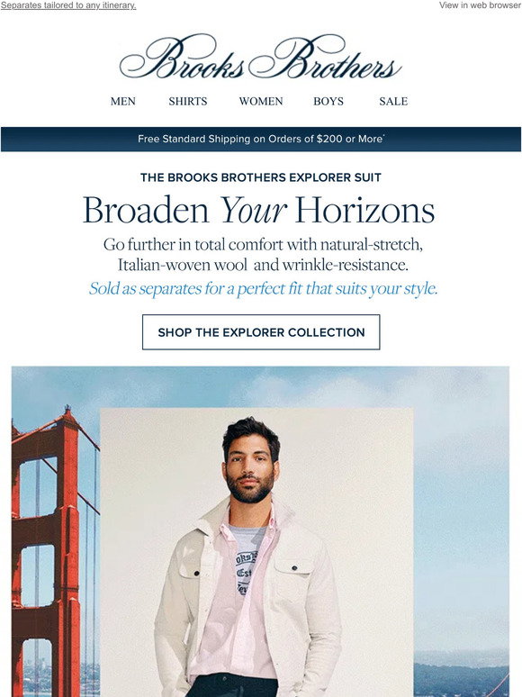 Brooks Brothers: Discover the wide-ranging Brooks Brothers Explorer ...