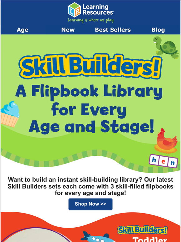 Learning Resources: Build Your Own Flipbook Library With Skill Builders ...