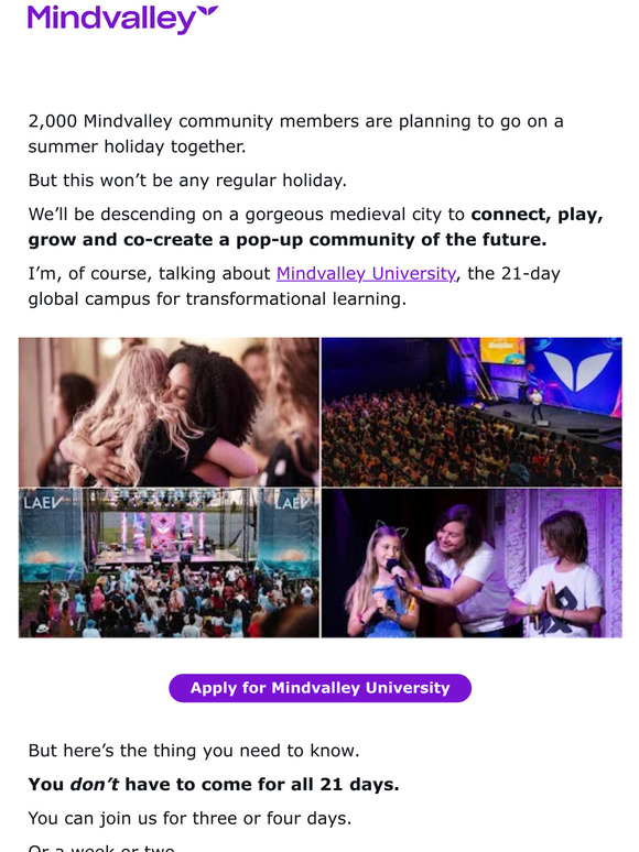 Mindvalley: A Choose-Your-Own-Adventure Type of Holiday | Milled