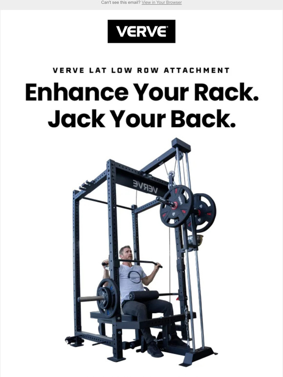 VERVE Fitness: 💪🏼 The Lat Low Row Attachment is back! | Milled