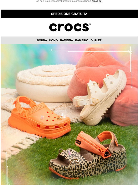 Crocs: La stagione dei festival è iniziata 🌸🌈 Scopri la nuova Hiker ...